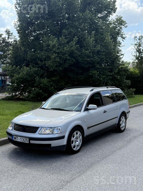 Pelēks Volkswagen Passat B5 1999 Kuldīga, ar dzinēja tilpumu 1.90 L un nobraukumu 410 tūkst. km par 1150 €, foto 1 vietnē AUTOMOTO.COM.LV