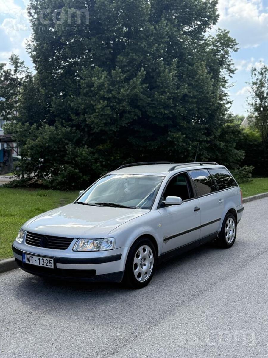 Pelēks Volkswagen Passat B5 1999 Kuldīga, ar dzinēja tilpumu 1.90 L un nobraukumu 410 tūkst. km par 1150 €, foto 1 vietnē AUTOMOTO.COM.LV