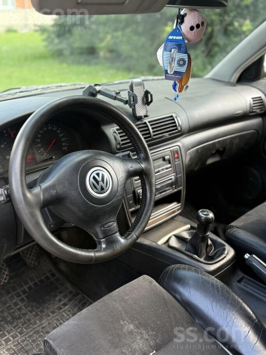 Pelēks Volkswagen Passat B5 1999 Kuldīga, ar dzinēja tilpumu 1.90 L un nobraukumu 410 tūkst. km par 1150 €, foto 7 vietnē AUTOMOTO.COM.LV