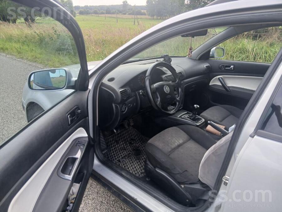 Pelēks Volkswagen Passat B5 1999 Rēzekne, ar dzinēja tilpumu 1.90 L un nobraukumu 351 tūkst. km par 1050 €, foto 9 vietnē AUTOMOTO.COM.LV