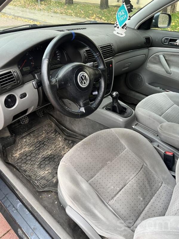Grey Volkswagen Passat B5 1999 in Liepaja, with an engine capacity of 1.60 L and mileage of 351 thousand km for 750 €, photo 6 on AUTOMOTO.COM.LV