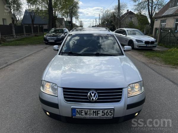 Grey Volkswagen Passat B5 2001 in Daugavpils, with an engine capacity of 1.90 L and mileage of 349 thousand km for 2450 €, photo 2 on AUTOMOTO.COM.LV