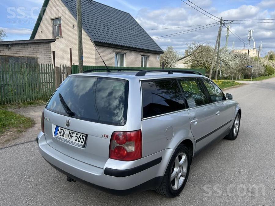 Серый Фольксваген Пассат Б5 2001 в Даугавпилс, объемом двигателя 1.90 л и пробегом 349 тыс. км за 2450 €, фото 5 на AUTOMOTO.COM.LV