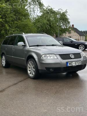Pelēks Volkswagen Passat B5 2001 Jēkabpils, ar dzinēja tilpumu 1.90 L un nobraukumu 570 tūkst. km par 2150 €, foto  vietnē AUTOMOTO.COM.LV
