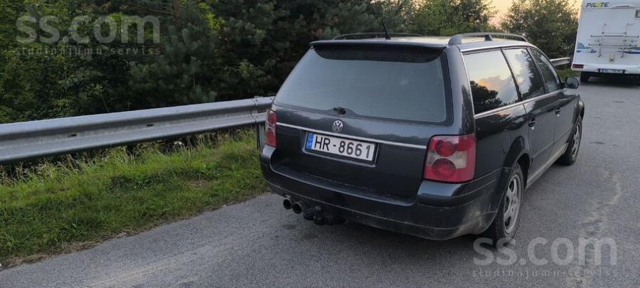Pelēks Volkswagen Passat B5 2001 Limbaži, ar dzinēja tilpumu 1.90 L un nobraukumu 0 tūkst. km par 1200 €, foto 3 vietnē AUTOMOTO.COM.LV