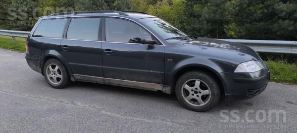 Pelēks Volkswagen Passat B5 2001 Limbaži, ar dzinēja tilpumu 1.90 L un nobraukumu 0 tūkst. km par 1200 €, foto 3 vietnē AUTOMOTO.COM.LV
