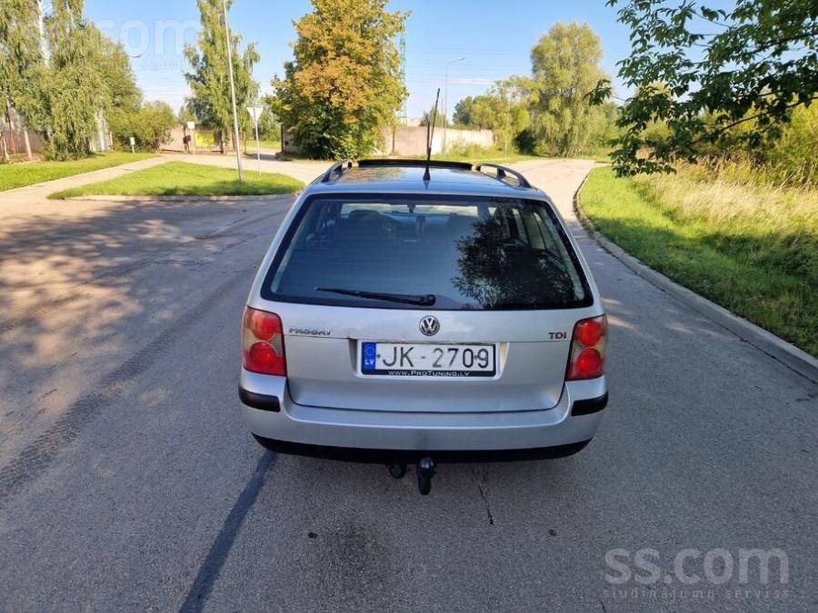 Pelēks Volkswagen Passat B5 2001 Jelgava, ar dzinēja tilpumu 1.90 L un nobraukumu 0 tūkst. km par 970 €, foto 6 vietnē AUTOMOTO.COM.LV