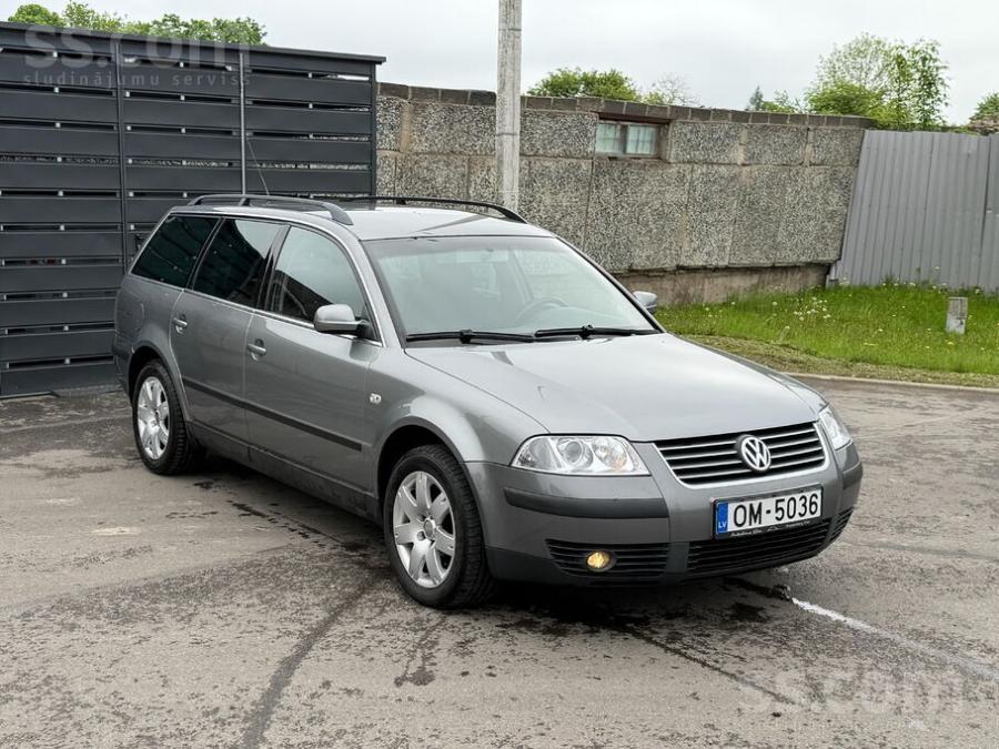 Pelēks Volkswagen Passat B5 2002 Ludza, ar dzinēja tilpumu 1.90 L un nobraukumu 325 tūkst. km par 2950 €, foto 3 vietnē AUTOMOTO.COM.LV