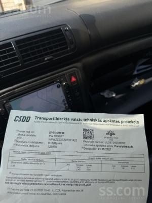 Pelēks Volkswagen Passat B5 2002 Ludza, ar dzinēja tilpumu 1.90 L un nobraukumu 325 tūkst. km par 2950 €, foto 20 vietnē AUTOMOTO.COM.LV