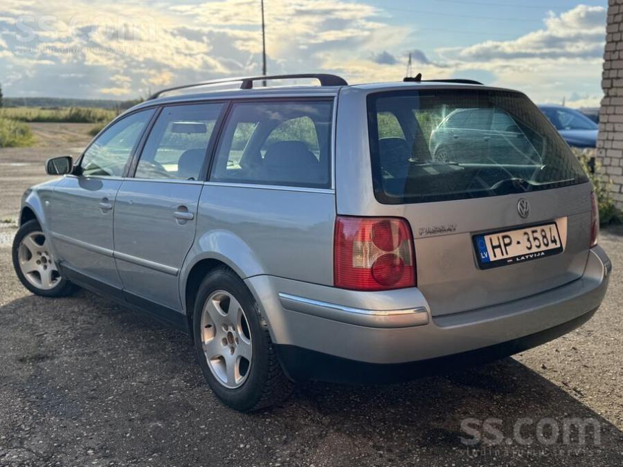 Pelēks Volkswagen Passat B5 2002 Jēkabpils, ar dzinēja tilpumu 2.50 L un nobraukumu 321 tūkst. km par 1699 €, foto 3 vietnē AUTOMOTO.COM.LV