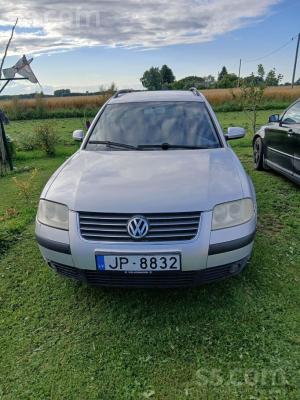 Grey Volkswagen Passat B5 2002 in Jekabpils, with an engine capacity of 1.90 L and mileage of 354 thousand km for 1100 €, photo  on AUTOMOTO.COM.LV