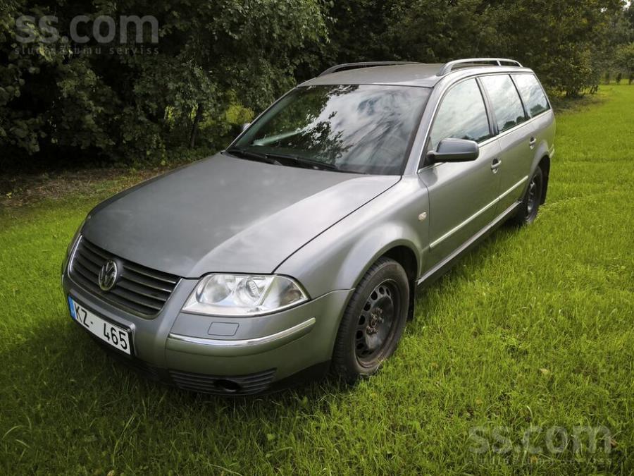 Pelēks Volkswagen Passat B5 2002 Madona, ar dzinēja tilpumu 1.90 L un nobraukumu 403 tūkst. km par 2100 €, foto 1 vietnē AUTOMOTO.COM.LV