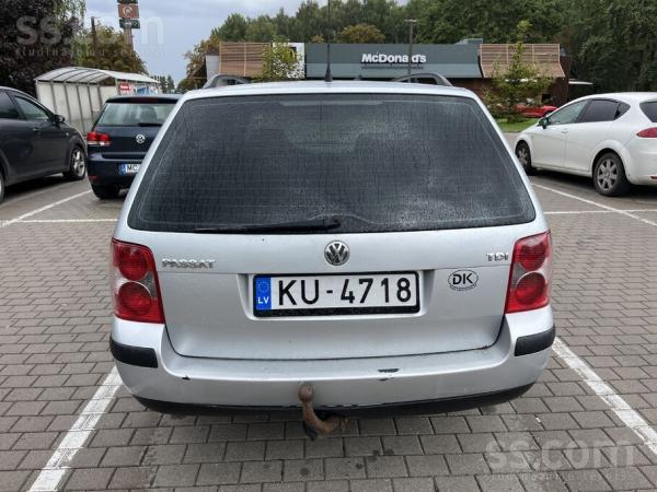Pelēks Volkswagen Passat B5 2002 Rīga, ar dzinēja tilpumu 1.90 L un nobraukumu 325 tūkst. km par 1060 €, foto 6 vietnē AUTOMOTO.COM.LV