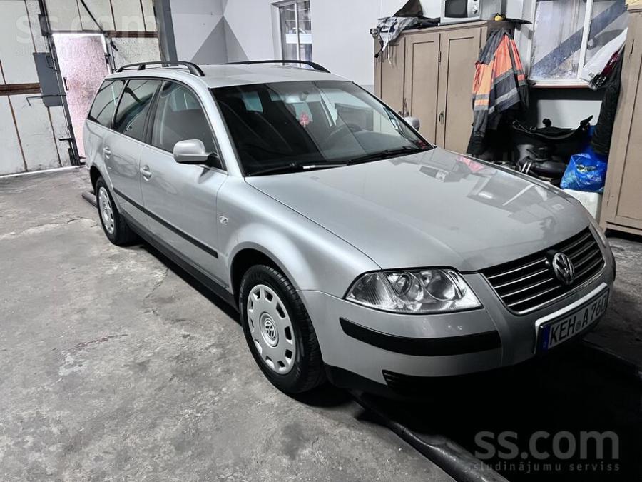 Серый Фольксваген Пассат Б5 2002 в Даугавпилс, объемом двигателя 1.90 л и пробегом 283 тыс. км за 1999 €, фото 1 на AUTOMOTO.COM.LV