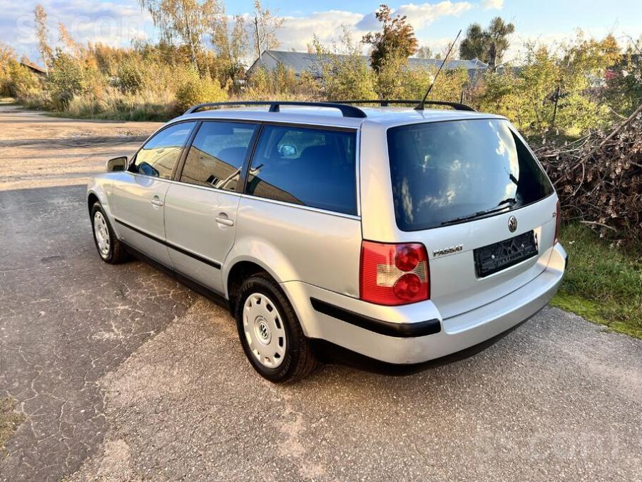 Grey Volkswagen Passat B5 2002 in Daugavpils, with an engine capacity of 1.90 L and mileage of 283 thousand km for 1749 €, photo 4 on AUTOMOTO.COM.LV