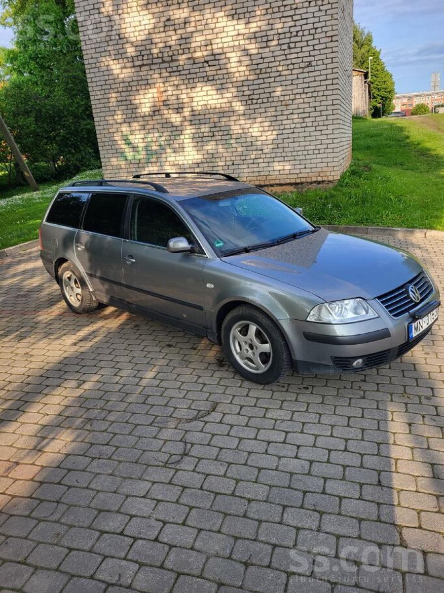 Grey Volkswagen Passat B5 2003 in Balvi, with an engine capacity of 1.90 L and mileage of 498 thousand km for 1400 €, photo 5 on AUTOMOTO.COM.LV