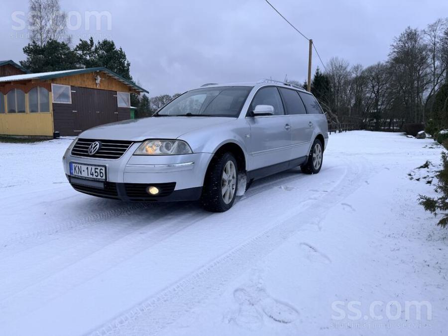 Grey Volkswagen Passat B5 2003 in Preili, with an engine capacity of 1.90 L and mileage of 332 thousand km for 2200 €, photo 1 on AUTOMOTO.COM.LV