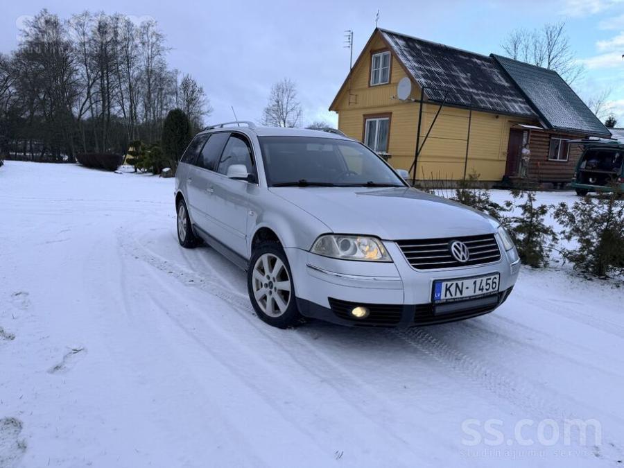 Grey Volkswagen Passat B5 2003 in Preili, with an engine capacity of 1.90 L and mileage of 332 thousand km for 2200 €, photo 2 on AUTOMOTO.COM.LV