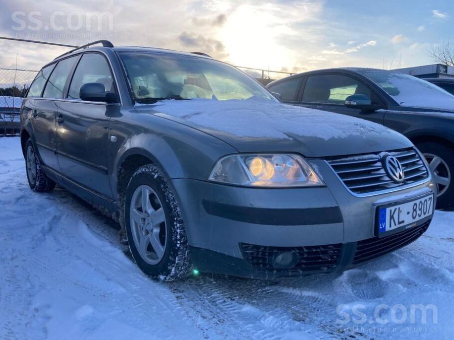 Grey Volkswagen Passat B5 2003 in Riga, with an engine capacity of 1.90 L and mileage of 350 thousand km for 1350 €, photo 3 on AUTOMOTO.COM.LV