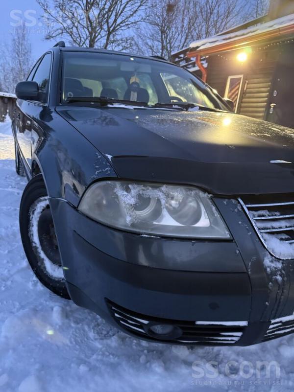 Grey Volkswagen Passat B5 2003 in Rezekne, with an engine capacity of 1.90 L and mileage of 408 thousand km for 1990 €, photo 3 on AUTOMOTO.COM.LV