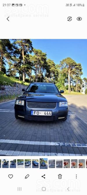 Pelēks Volkswagen Passat B5 2003 Ventspils, ar dzinēja tilpumu 1.90 L un nobraukumu 380 tūkst. km par 1450 €, foto  vietnē AUTOMOTO.COM.LV