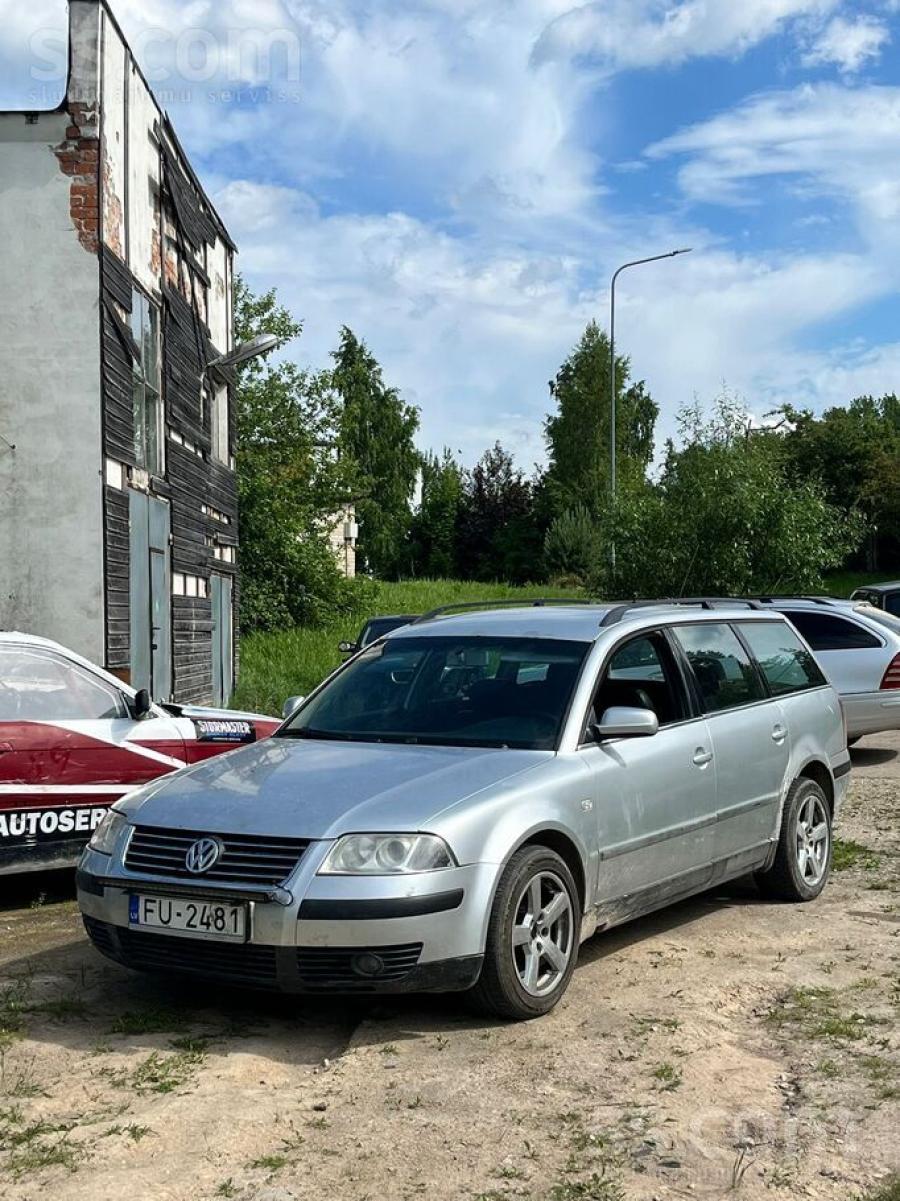 Pelēks Volkswagen Passat B5 2003 Aizkraukle, ar dzinēja tilpumu 1.90 L un nobraukumu 282 tūkst. km par 500 €, foto 1 vietnē AUTOMOTO.COM.LV
