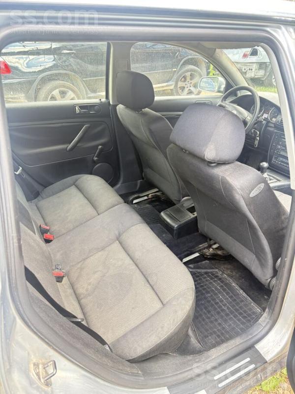 Grey Volkswagen Passat B5 2003 in Riga, with an engine capacity of 1.90 L and mileage of 368 thousand km for 2700 €, photo 6 on AUTOMOTO.COM.LV