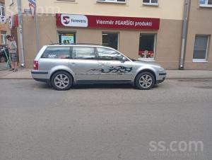 Серый Фольксваген Пассат Б5 2003 в Рига, объемом двигателя 1.90 л и пробегом 452 тыс. км за 800 €, фото  на AUTOMOTO.COM.LV