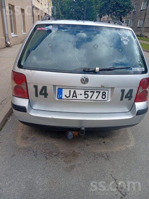 Pelēks Volkswagen Passat B5 2003 Rīga, ar dzinēja tilpumu 1.90 L un nobraukumu 452 tūkst. km par 800 €, foto 3 vietnē AUTOMOTO.COM.LV