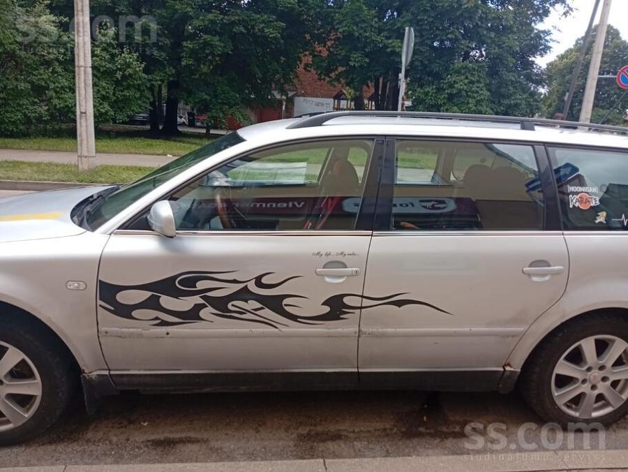 Серый Фольксваген Пассат Б5 2003 в Рига, объемом двигателя 1.90 л и пробегом 452 тыс. км за 800 €, фото 9 на AUTOMOTO.COM.LV