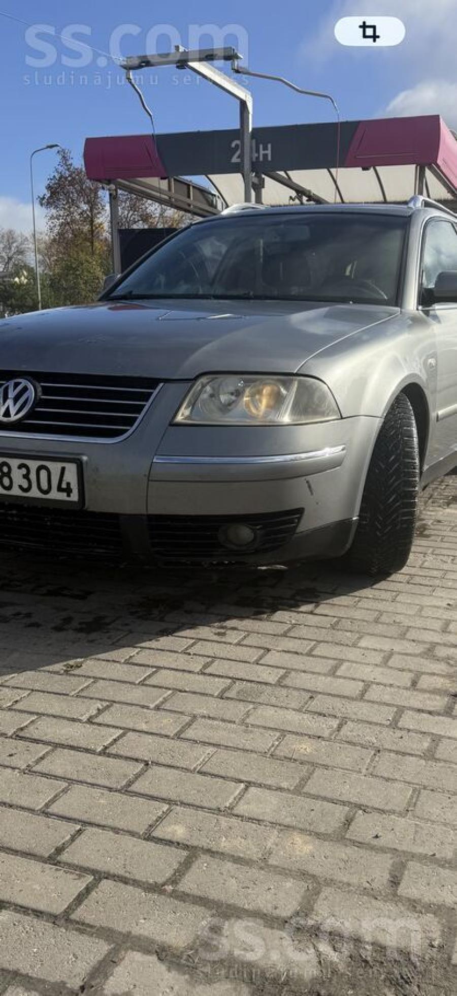 Pelēks Volkswagen Passat B5 2003 Rēzekne, ar dzinēja tilpumu 2.50 L un nobraukumu 350 tūkst. km par 1300 €, foto 1 vietnē AUTOMOTO.COM.LV