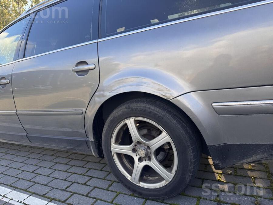 Grey Volkswagen Passat B5 2003 in Riga, with an engine capacity of 1.90 L and mileage of 375 thousand km for 1350 €, photo 9 on AUTOMOTO.COM.LV