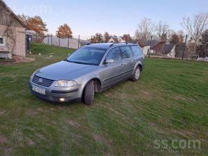 Pelēks Volkswagen Passat B5 2004 Daugavpils, ar dzinēja tilpumu 1.90 L un nobraukumu 307 tūkst. km par 2550 €, foto 1 vietnē AUTOMOTO.COM.LV