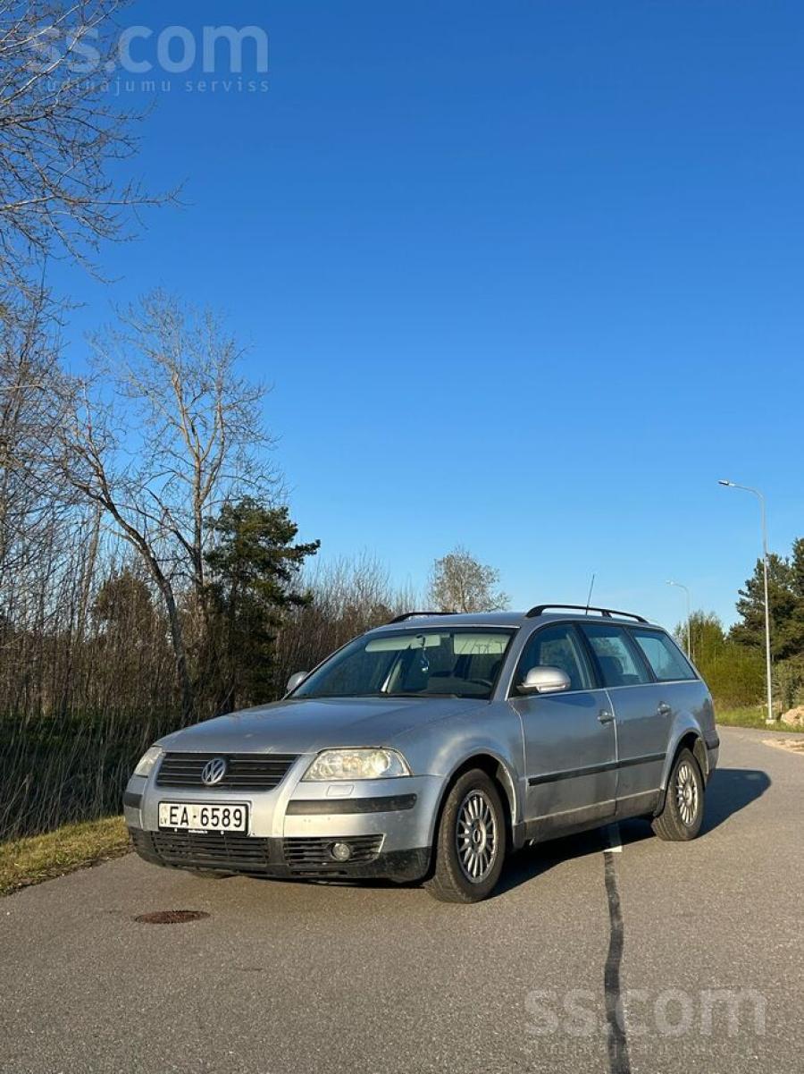 Pelēks Volkswagen Passat B5 2004 Tukums, ar dzinēja tilpumu 1.90 L un nobraukumu 373 tūkst. km par 1750 €, foto 1 vietnē AUTOMOTO.COM.LV