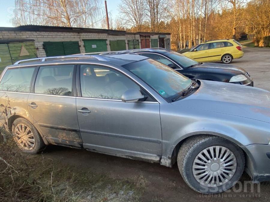 Grey Volkswagen Passat B5 2004 in Valmiera, with an engine capacity of 1.90 L and mileage of 437 thousand km for 1650 €, photo 7 on AUTOMOTO.COM.LV