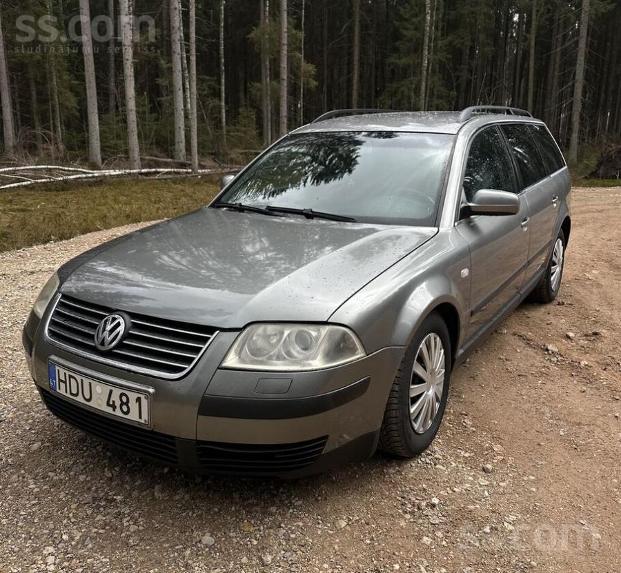 Grey Volkswagen Passat B5 2004 in Balvi, with an engine capacity of 1.90 L and mileage of 351 thousand km for 2050 €, photo 1 on AUTOMOTO.COM.LV