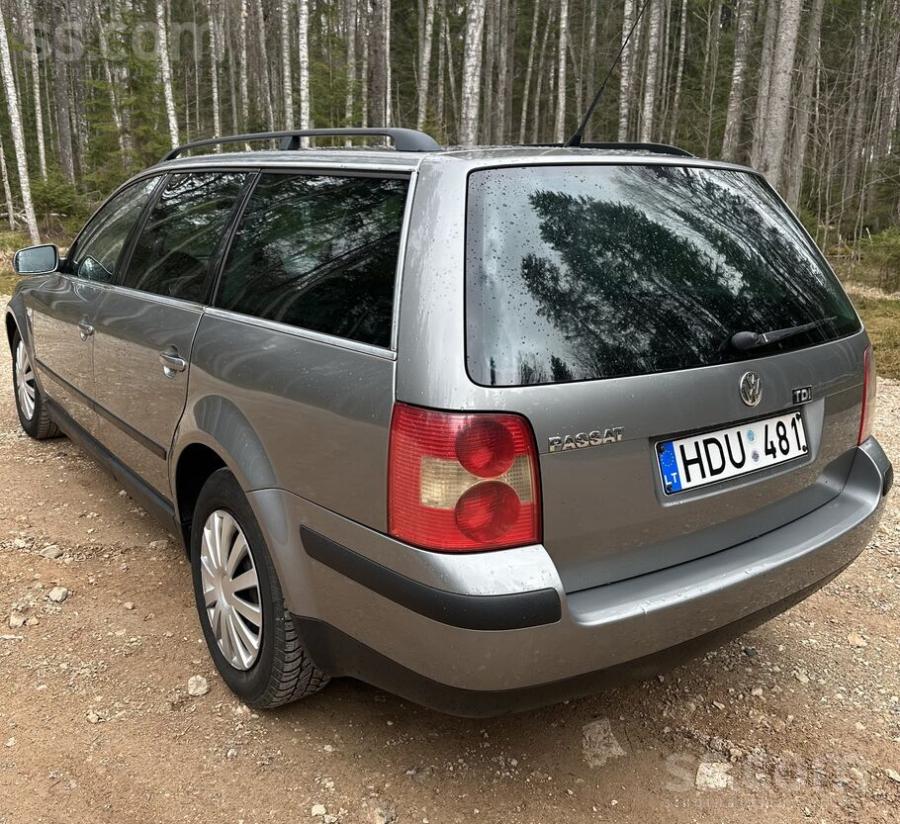 Pelēks Volkswagen Passat B5 2004 Balvi, ar dzinēja tilpumu 1.90 L un nobraukumu 351 tūkst. km par 1800 €, foto 8 vietnē AUTOMOTO.COM.LV