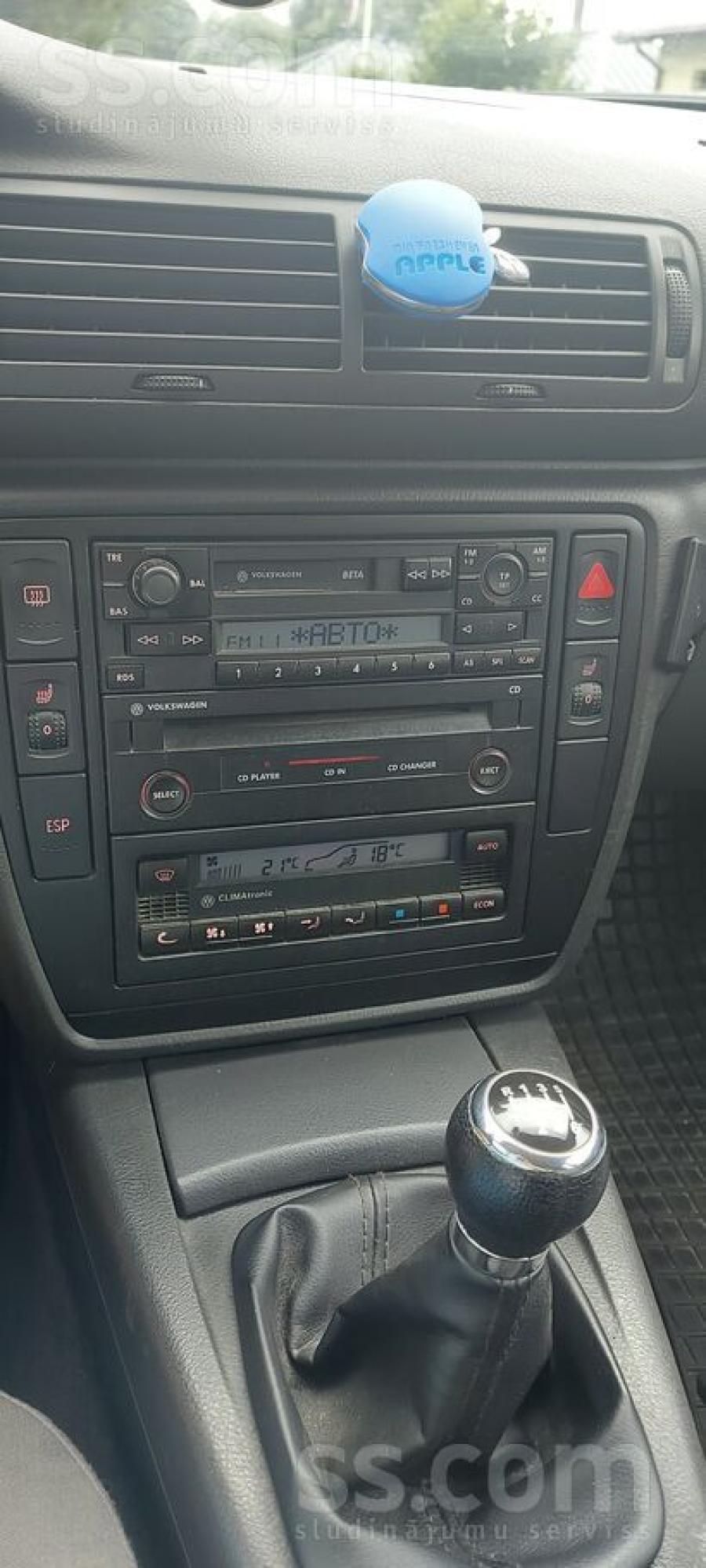Pelēks Volkswagen Passat B5 2004 Rīga, ar dzinēja tilpumu 1.90 L un nobraukumu 233 tūkst. km par 1650 €, foto 12 vietnē AUTOMOTO.COM.LV
