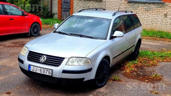 Pelēks Volkswagen Passat B5 2004 Cēsis, ar dzinēja tilpumu 2.00 L un nobraukumu 341 tūkst. km par 1200 €, foto 1 vietnē AUTOMOTO.COM.LV