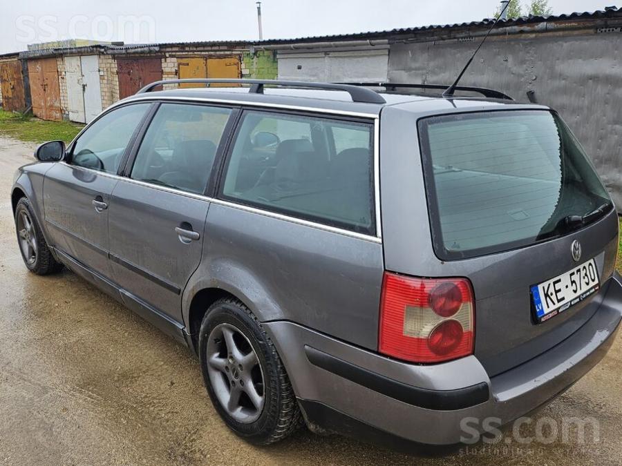 Pelēks Volkswagen Passat B5 2005 Rēzekne, ar dzinēja tilpumu 1.90 L un nobraukumu 357 tūkst. km par 1400 €, foto 5 vietnē AUTOMOTO.COM.LV