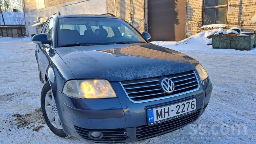Grey Volkswagen Passat B5 2005 in Daugavpils, with an engine capacity of 1.90 L and mileage of 383 thousand km for 1450 €, photo 3 on AUTOMOTO.COM.LV