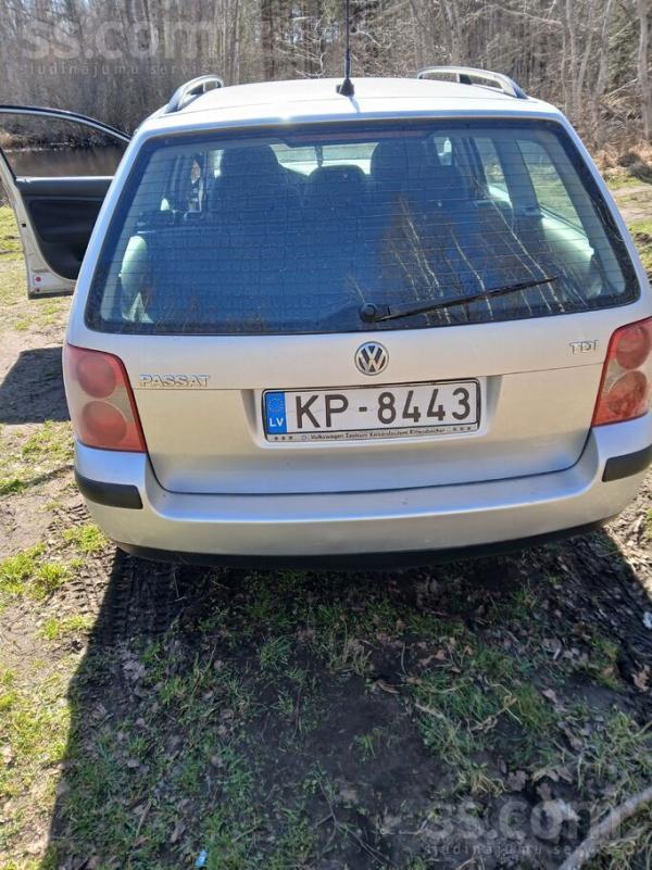 Grey Volkswagen Passat B5 2005 in Balvi, with an engine capacity of 1.90 L and mileage of 350 thousand km for 1500 €, photo 2 on AUTOMOTO.COM.LV