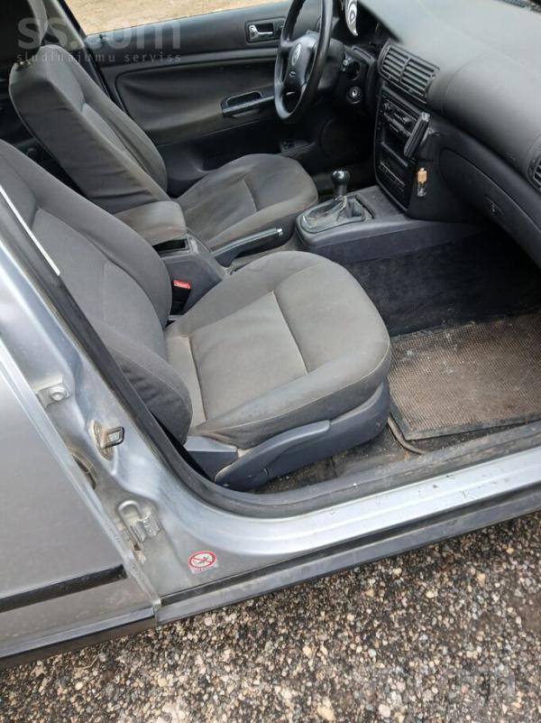 Grey Volkswagen Passat B5 2005 in Balvi, with an engine capacity of 1.90 L and mileage of 350 thousand km for 1500 €, photo 4 on AUTOMOTO.COM.LV
