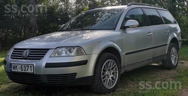 Pelēks Volkswagen Passat B5 2005 Daugavpils, ar dzinēja tilpumu 1.90 L un nobraukumu 310 tūkst. km par 1970 €, foto 1 vietnē AUTOMOTO.COM.LV