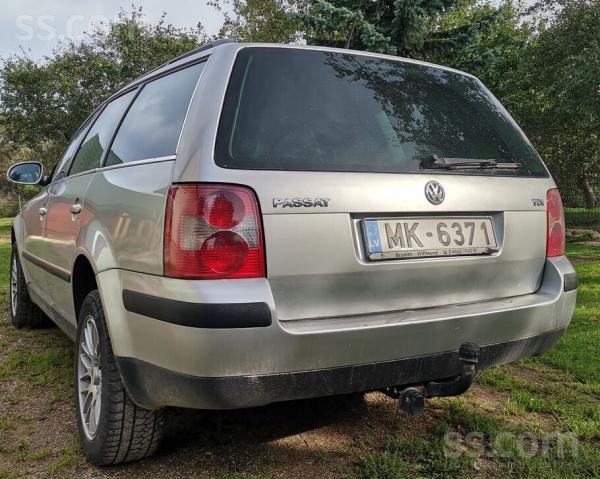 Pelēks Volkswagen Passat B5 2005 Daugavpils, ar dzinēja tilpumu 1.90 L un nobraukumu 310 tūkst. km par 1970 €, foto 6 vietnē AUTOMOTO.COM.LV