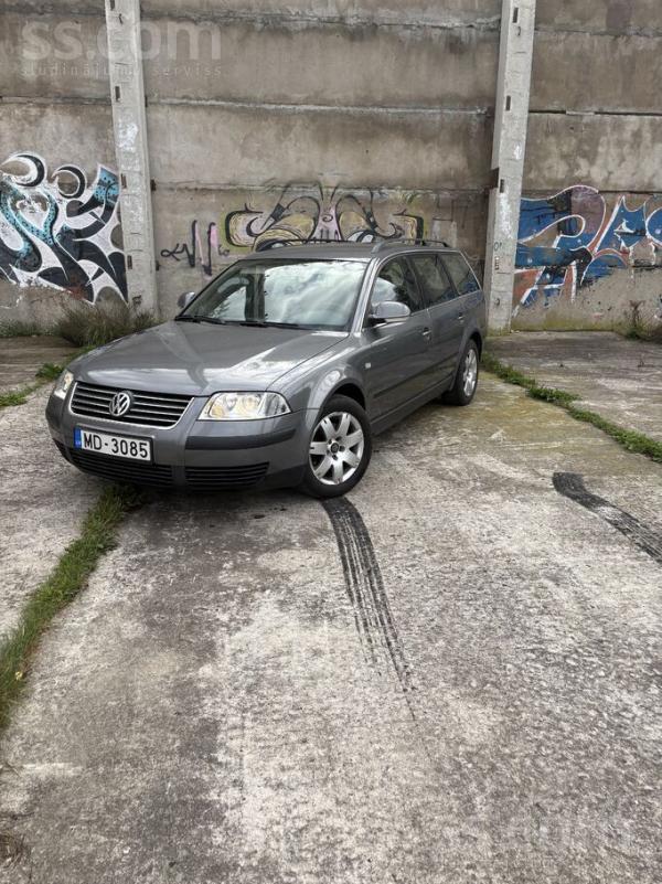 Pelēks Volkswagen Passat B5 2005 Liepāja, ar dzinēja tilpumu 1.90 L un nobraukumu 348 tūkst. km par 1550 €, foto 1 vietnē AUTOMOTO.COM.LV