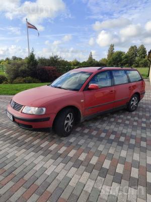 Red Volkswagen Passat B5 1999 in Ventspils, with an engine capacity of 1.90 L and mileage of 406 thousand km for 700 €, photo  on AUTOMOTO.COM.LV