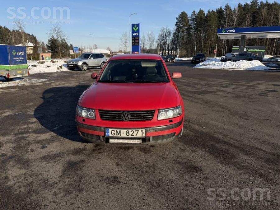 Sarkans Volkswagen Passat B5 1997 Jūrmala, ar dzinēja tilpumu 1.90 L un nobraukumu 372 tūkst. km par 1350 €, foto 1 vietnē AUTOMOTO.COM.LV