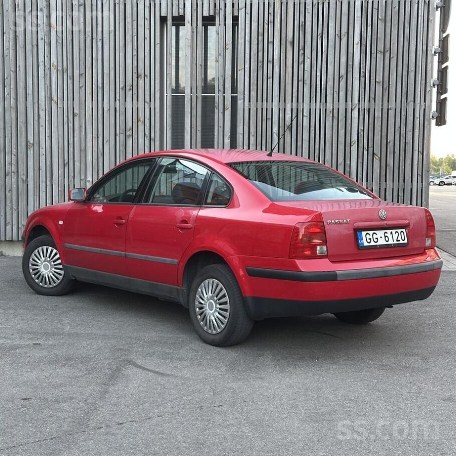 Sarkans Volkswagen Passat B5 1998 Rīga, ar dzinēja tilpumu 1.60 L un nobraukumu 221 tūkst. km par 750 €, foto 7 vietnē AUTOMOTO.COM.LV