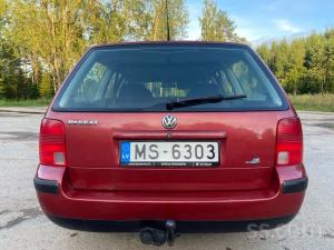 Red Volkswagen Passat B5 1997 in Gulbene, with an engine capacity of 1.60 L and mileage of 286 thousand km for 1450 €, photo 5 on AUTOMOTO.COM.LV
